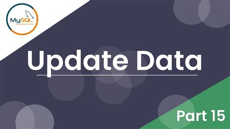 Learn Mysql Update Data From Database Mysql Somali Tutorials Part