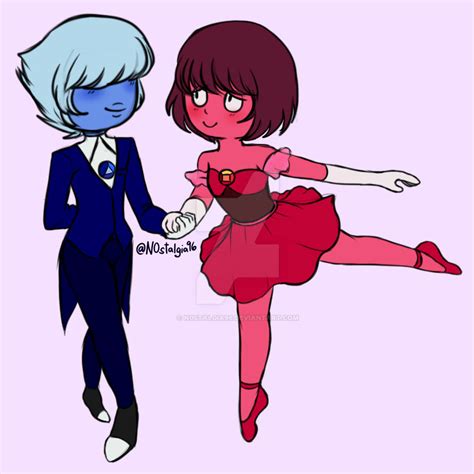 Gemsona Sapphire And Ruby By N0stalgia96 On Deviantart