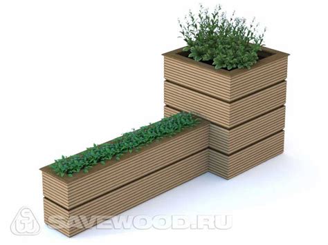 Террасная доска для грядок SW Ulmus 4м | DS PARKET GROUP