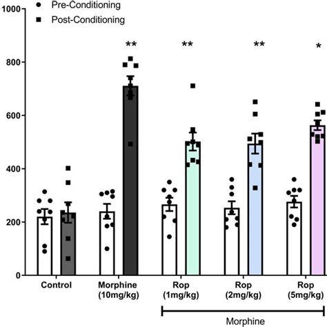 Effect Of Combination Treatment On Morphine Induced Cpp Combinations