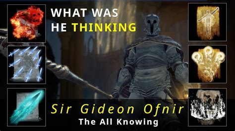 Elden Ring Build: Is Sir Gideon Ofnir, The All Knowing Viable? (Intelligence? Faith? Cosplay ...