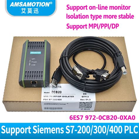 Compatible Siemens S PLC Programming Cable ES CB XA USB MPI Isolated MPI
