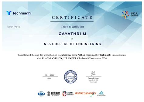 Pythonfordatascience Continuouslearning Gayathri M