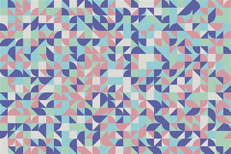 정사각형 삼각형 및 둥근 요소와 추상 적 기하학적 패턴 벡터 멀티 컬러 배경 Eps10 0명에 대한 스톡 벡터 아트 및 기타