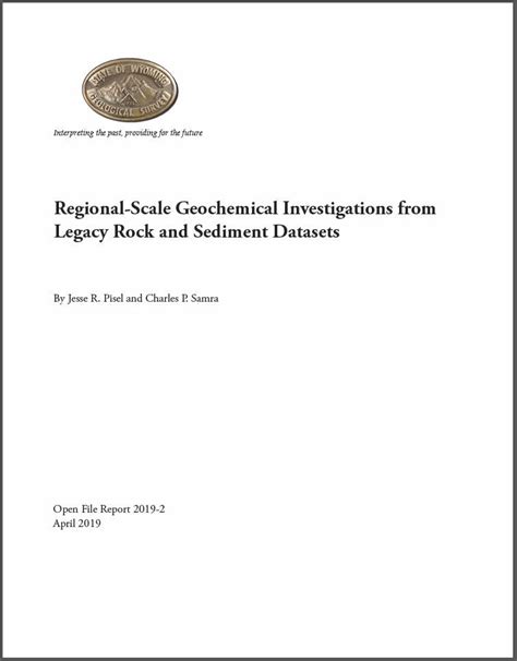 Regional Scale Geochemical Investigations From Legacy Rock And Sediment