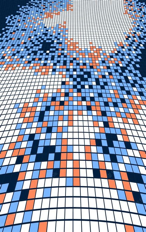 Premium Vector Dimensional Vector Design Of Great Artistic Mosaic Square Tiles 3d Abstract