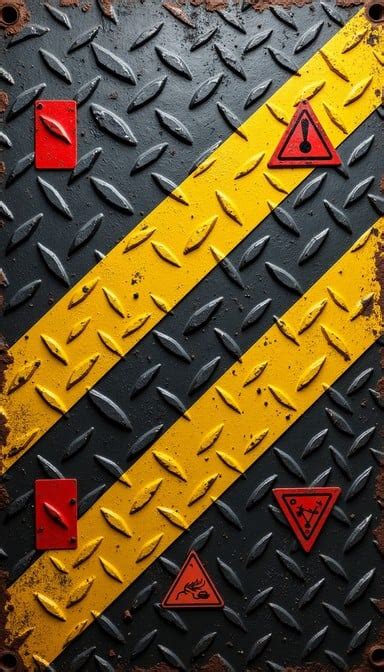 Free Industrial Safety Texture Image Download At Stockcake