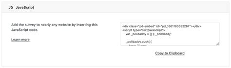 How Do I Embed My Survey Into My Website Crowdsignal Get The