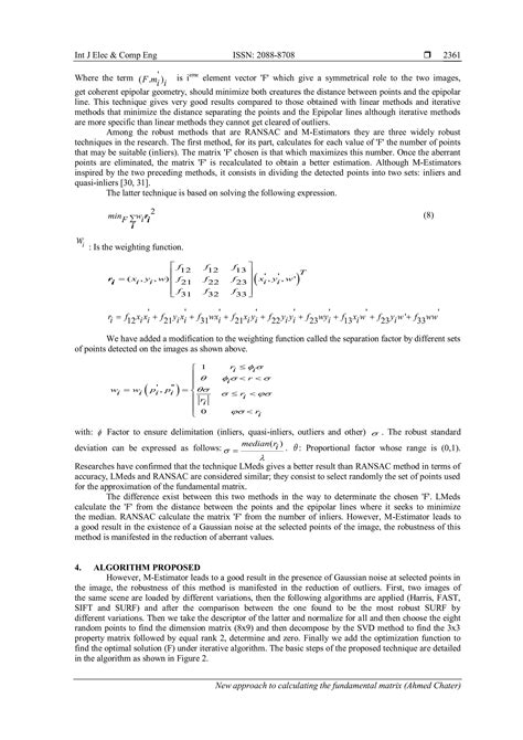 New Approach To Calculating The Fundamental Matrix Pdf