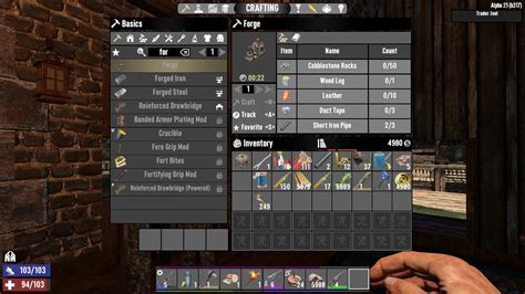 7 days to die how to craft and use forges