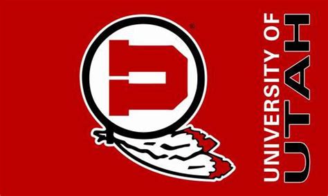 Ncaa University Of Utah Banner Utah Runnin Utes Flag100 Polyester