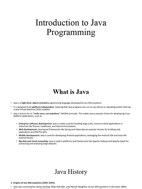 java tutorial pdf