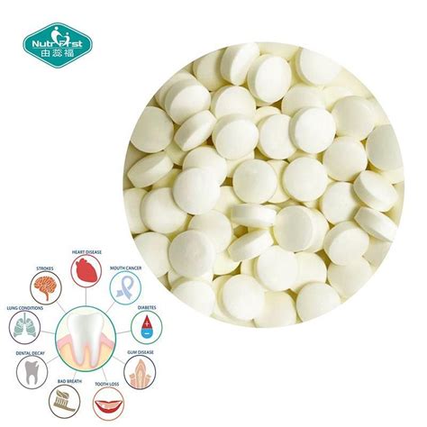 Dental Supplements Private Label Probiotic Chewable Multi Strains Tablets Oral Health