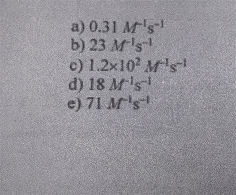 solved 1 25 given the following data determine the rate