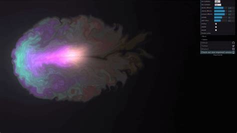Webgl Fluid Simulation Where You Can Freely Create Colorful Light Vortices On The Browser And
