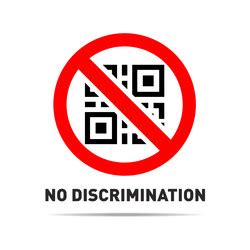 No Qr Code Poster Royalty Free Vector Image VectorStock