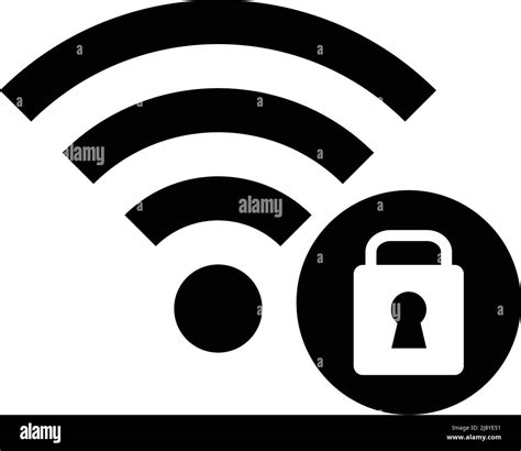 Secure Wifi Icon Lock Icon Vector Editable Vector Stock Vector Image And Art Alamy