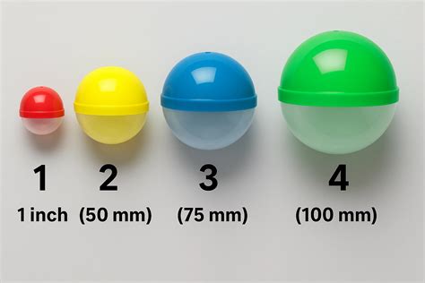Pre Filled 4 Inch Jumbo Toy Capsules Box Of 100 100mm