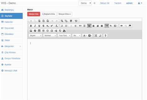 Bir Içeriğe Nasıl Mail Adresi Eklerim Web İçerik Sistemi Dokümantasyon Sitesi Eskişehir