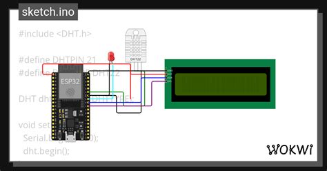 Suhu Dan Kelembapan Wokwi ESP STM Arduino Simulator