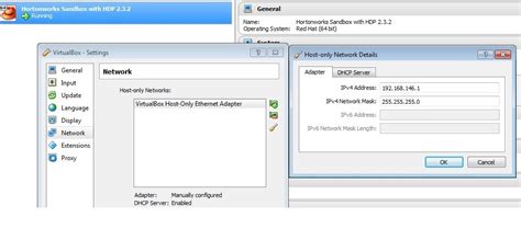 Hdp Sandbox 23 On Virtualbox Guest Unable To Access Host Network