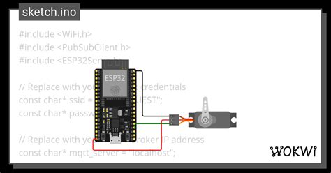 Servo Mqtt Wokwi Esp32 Stm32 Arduino Simulator