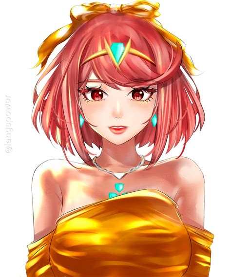 Pyra Xenoblade Chronicles And More Drawn By Langspower Danbooru