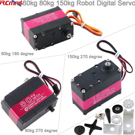 60kg 80kg 150kg Digital Robot Servo Motor Bracket Rds5160 Rds5180 Rds51150 Ebay