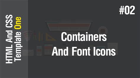 Arabic Html And Css Template One 2021 02 Create Containers And Add