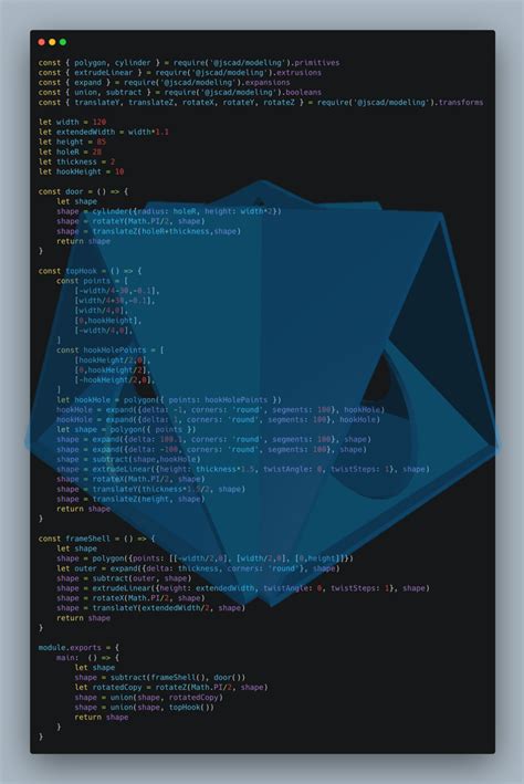 Add Jscad Example · Issue 15 · Irev Devcurated Code Cad · Github