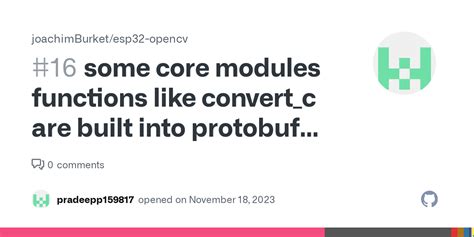 Some Core Modules Functions Like Convert C Are Built Into Protobuf Rather Than Core · Issue 16