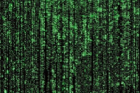 Matrix Of Futuristic Code With Shifting Patterns Premium Ai Generated Image