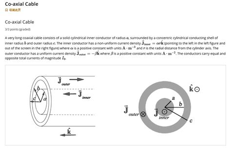 Solved Coaxial Cable Walkthrough Coaxial Cable 3 3 Points Graded A Very Long Coaxial Cable