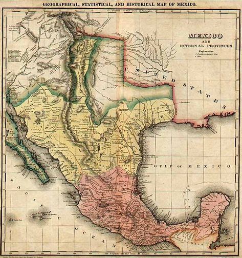 Antique Map Of Mexico By Henry Charles Carey And Isaac Lea 1822 Map