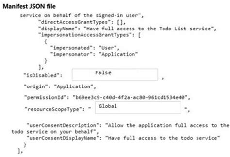 Manifest Json File