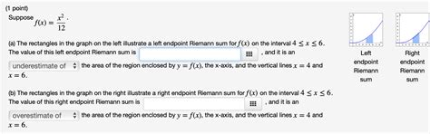 Solved 1 Point Suppose F X X2 12 1 2 3 4 5 6 7 8 2 A Chegg Com