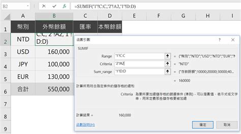 Excel幣別公式：學會匯率自動換算的3種名稱用法