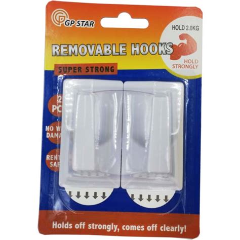 Removable Hooks 2pk Runtop