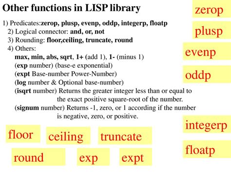 first lecture on introductory lisp ppt download