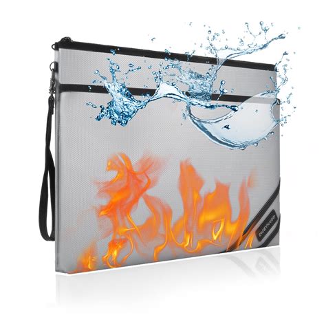 Fireproof Document Bag 14 2x 11 2 Waterproof And Fireproof Document Holder With Zipper