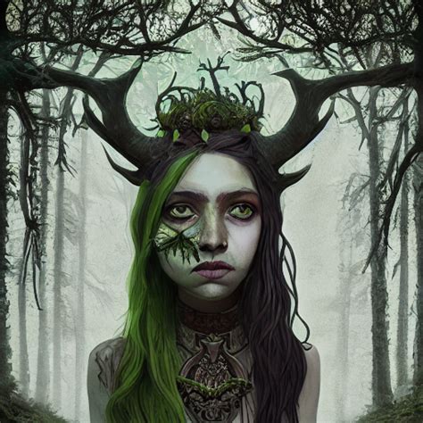 Forest Nymph Creature Rendered By Stable Diffusion Image Generation Ai