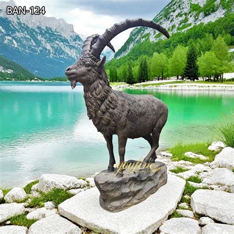 Life Size Bronze Ibex Statue Youfine