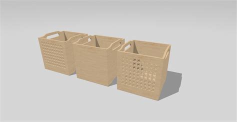 Set Off 3 Stackable Wood Storage Box Cnc Router Files 3d Files Digital Download Wood Diy