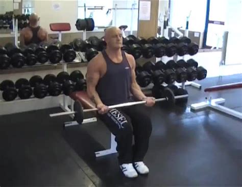 Seated Bicep Curl