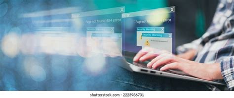 Server Not Found Error Danger Caution Stock Photo Shutterstock