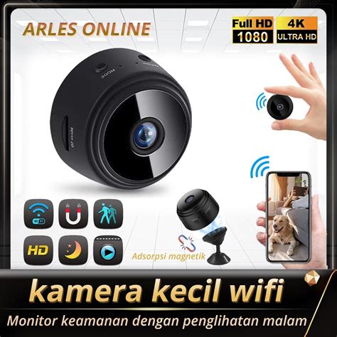 Jual A9 cctv mini tersembunyi tanpa kabel /kamera cctv kecil /kamera kecil wifi /Monitor ...
