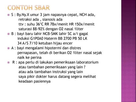 Detail Contoh Sbar Perawat Koleksi Nomer 15