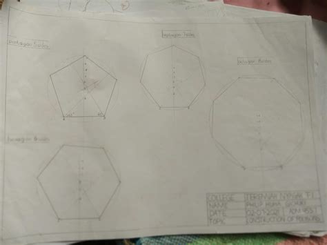 SOLUTION Constructin Of Polygons In Engineering Drawing Studypool