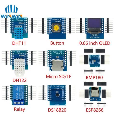 Esp8266 D1 Mini Pro Wifi Development Board Nodemcu Ws2812 Rgb Dht11