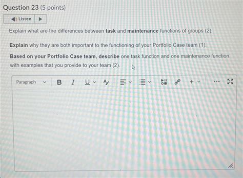 solved explain what are the differences between task and